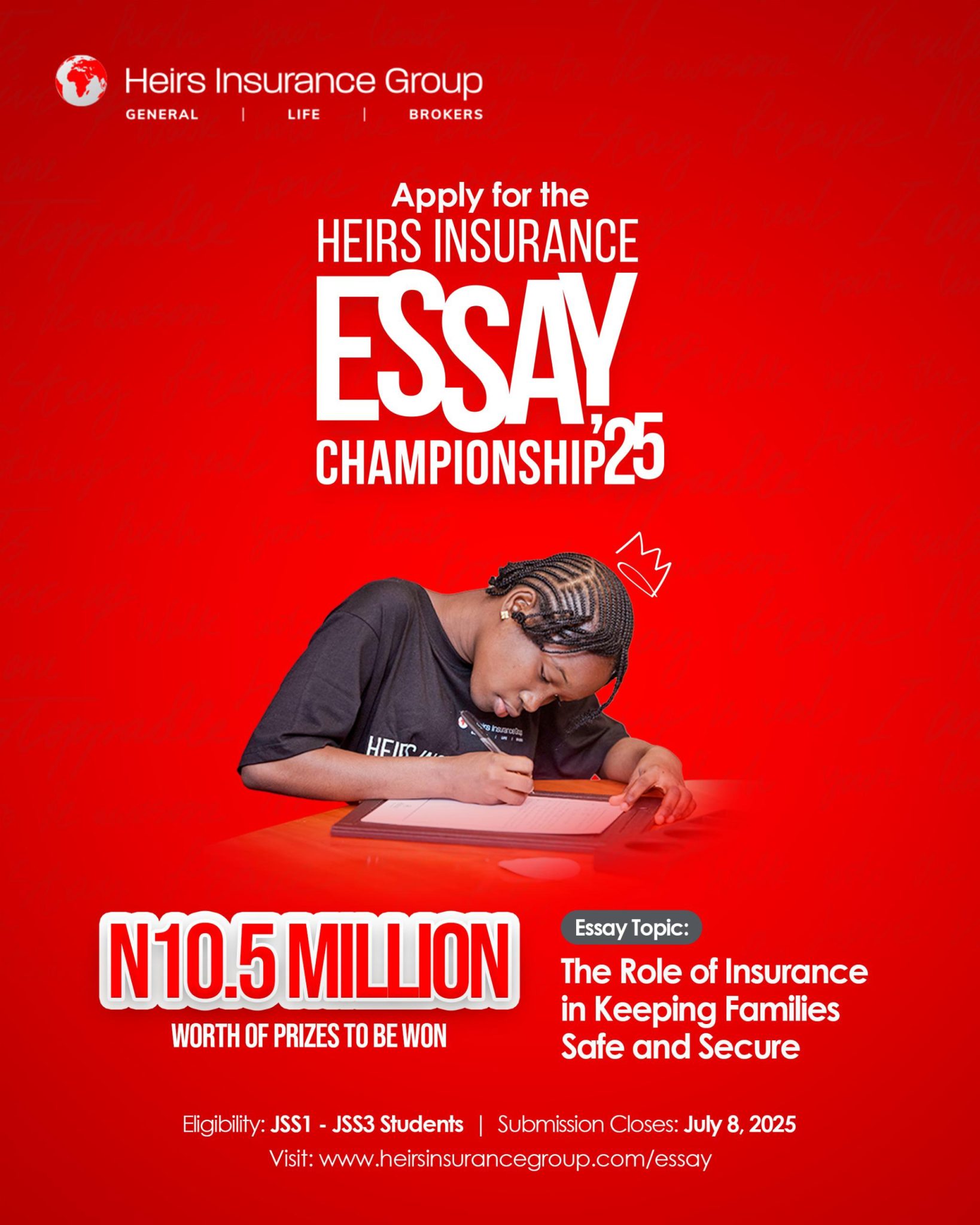 FAQs on the 2025 Heirs Insurance Essay Championship - Heirs Insurance Group